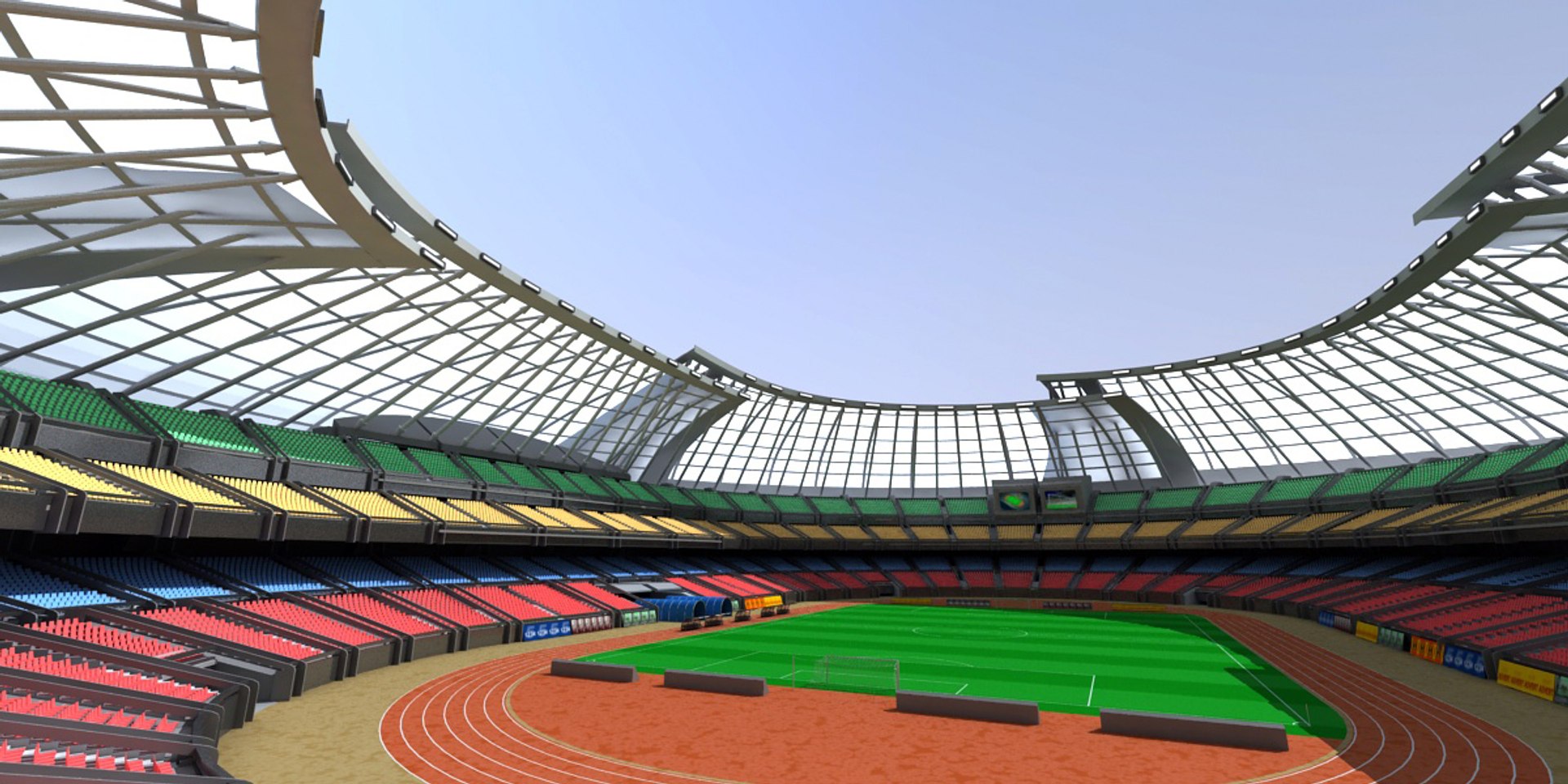 3D Modern Olympic Stadium Model - TurboSquid 1270361
