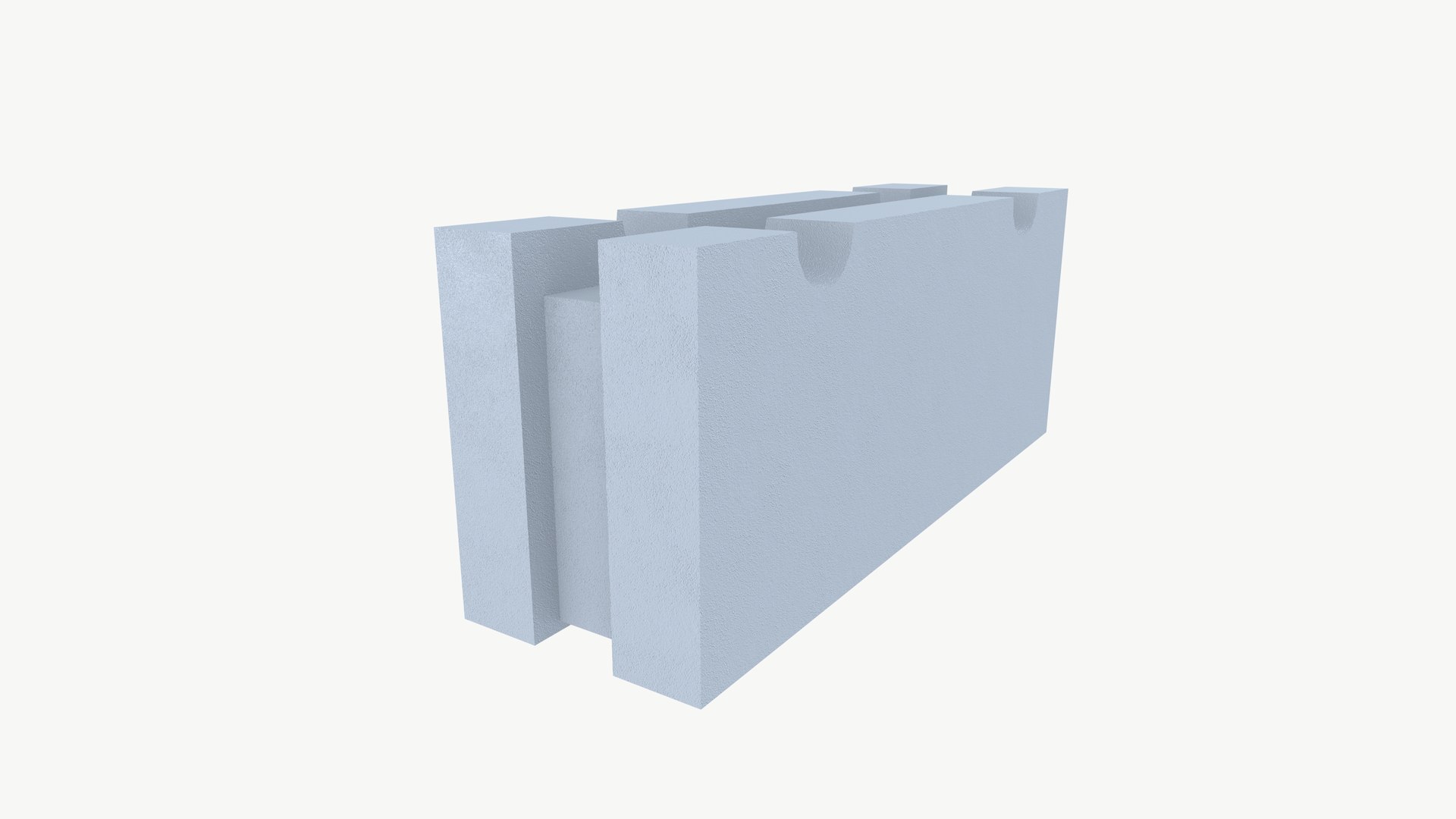 3D Concrete Block Model - TurboSquid 2417362