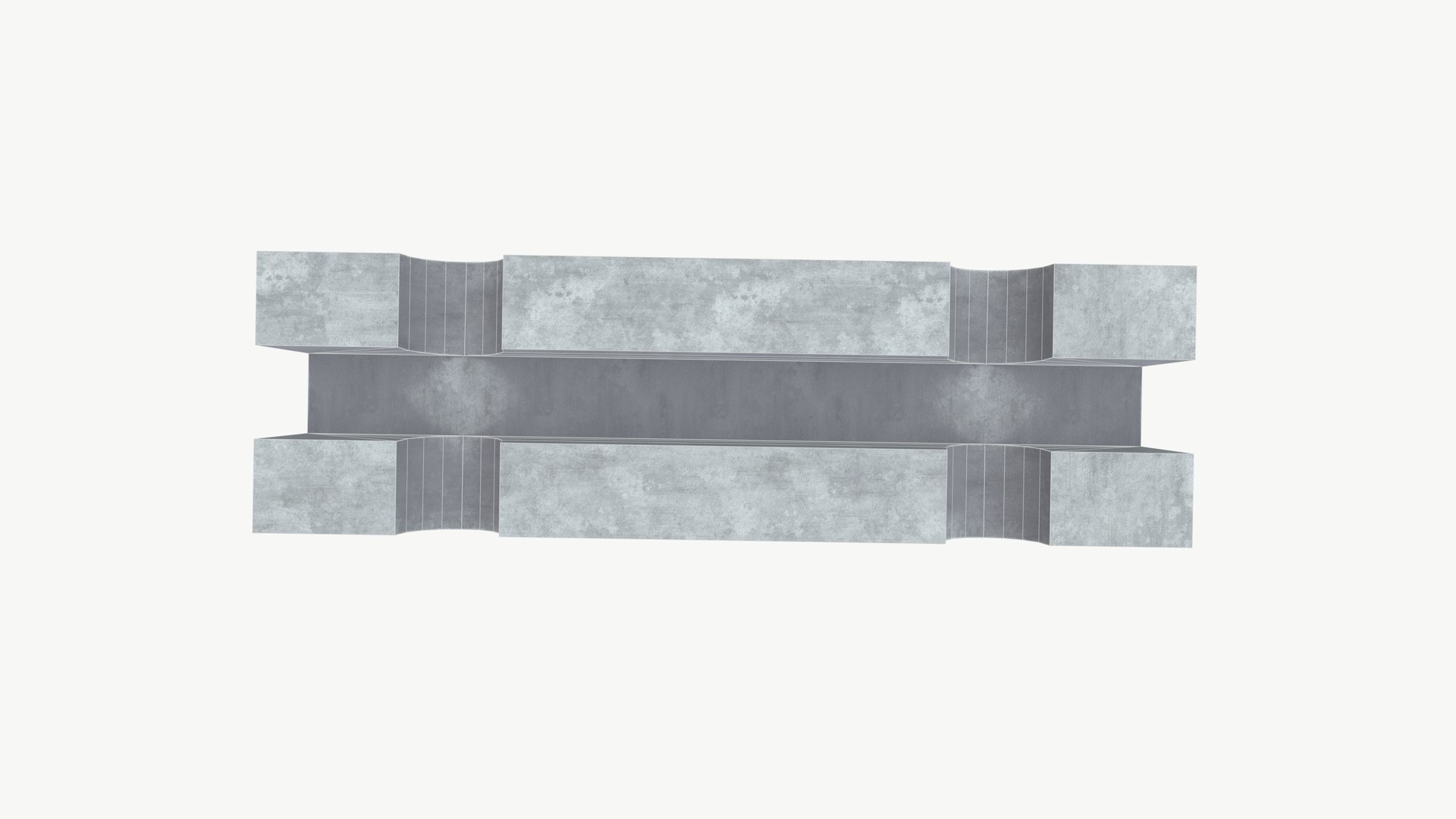 3D Concrete Block Model - TurboSquid 2417362