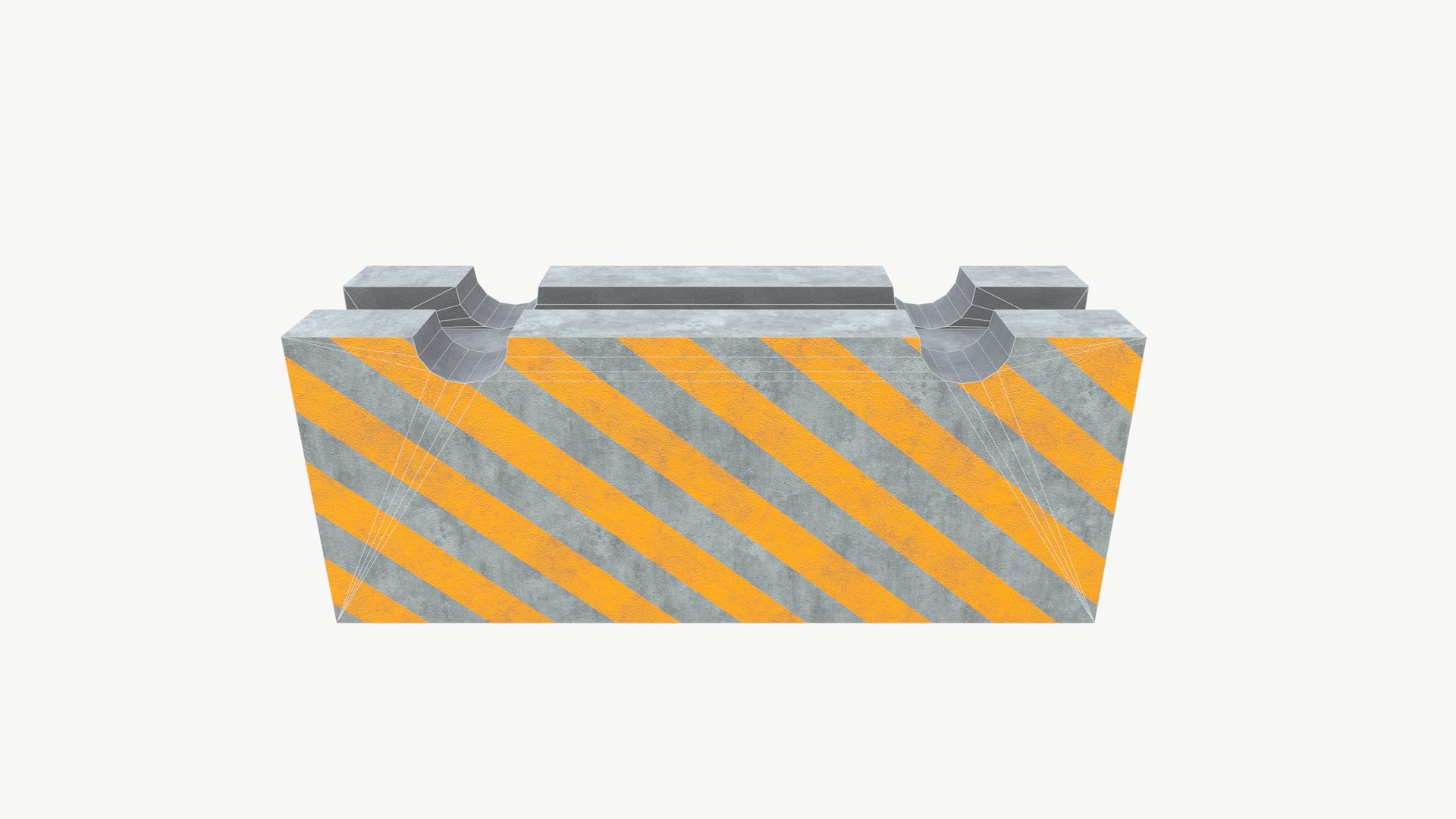 3D Concrete Block Model - TurboSquid 2417362