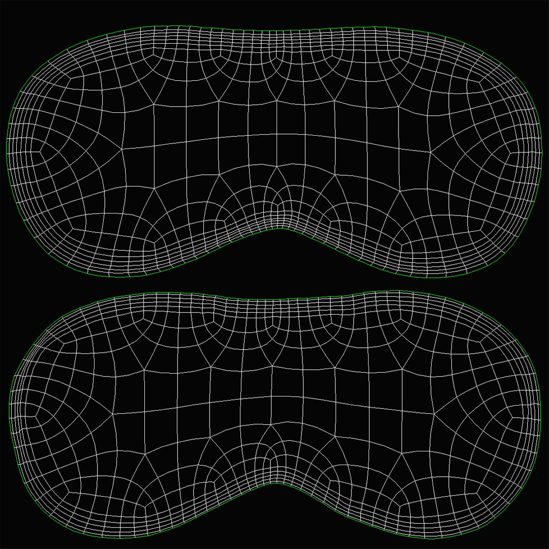 Black Sleeping Mask 3D - TurboSquid 1395877