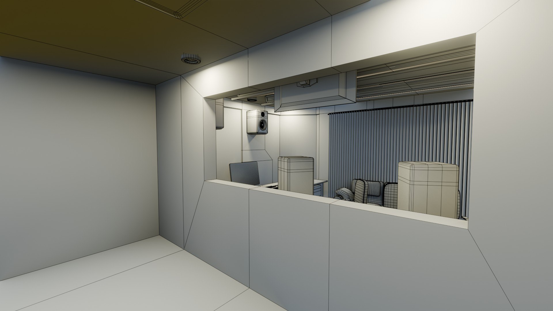 3D Recording Studio - Low Poly - Game Ready - PBR - TurboSquid 2241345