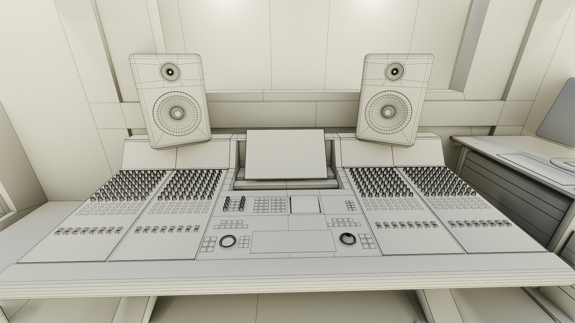 3D Recording Studio - Low Poly - Game Ready - PBR - TurboSquid 2241345