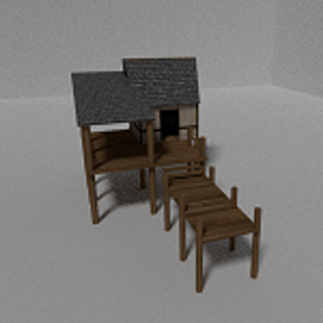 Medieval fishing 3D model - TurboSquid 1286645