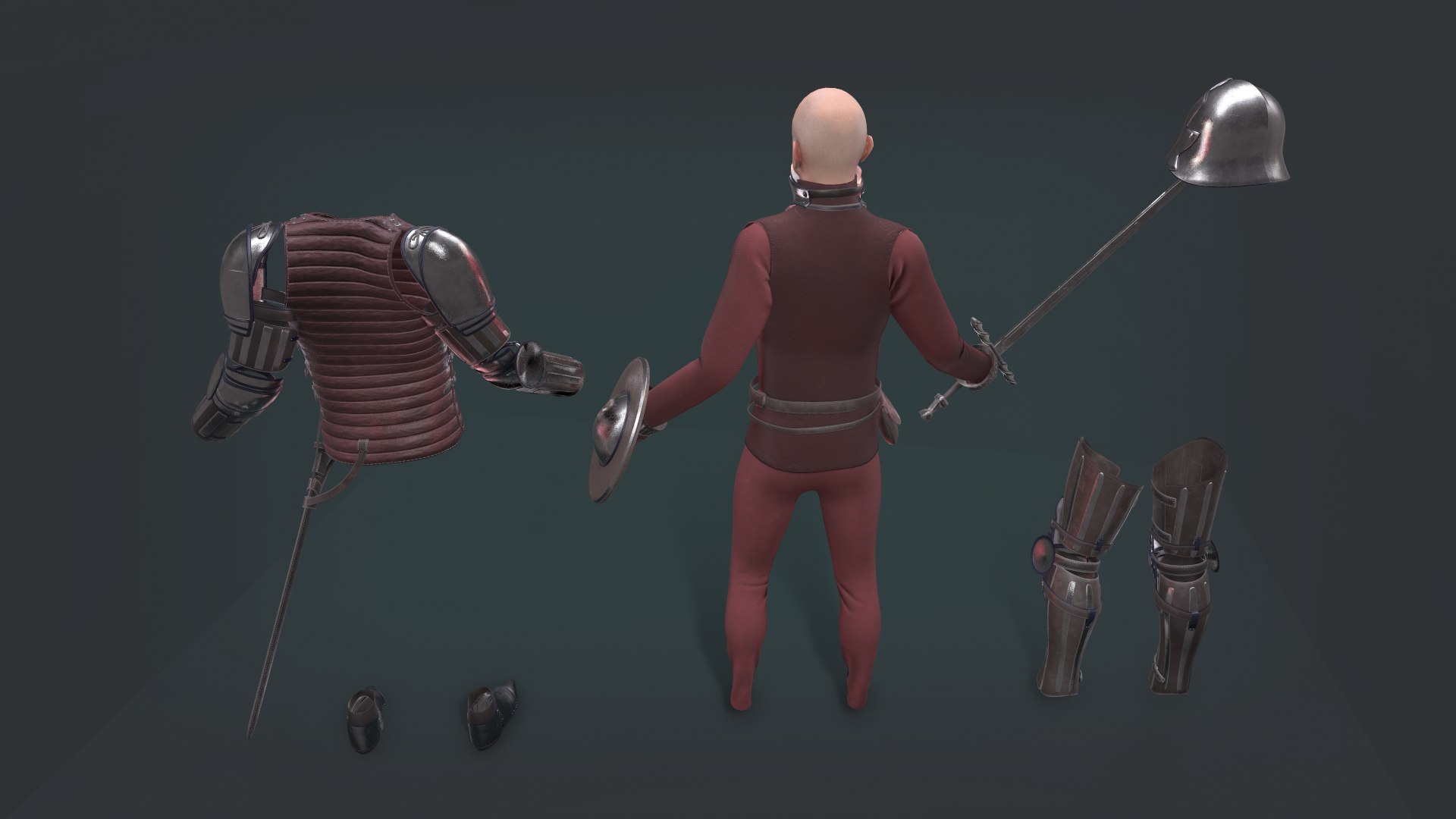 TAB Medieval Knight - 6 3D Model - TurboSquid 2238191