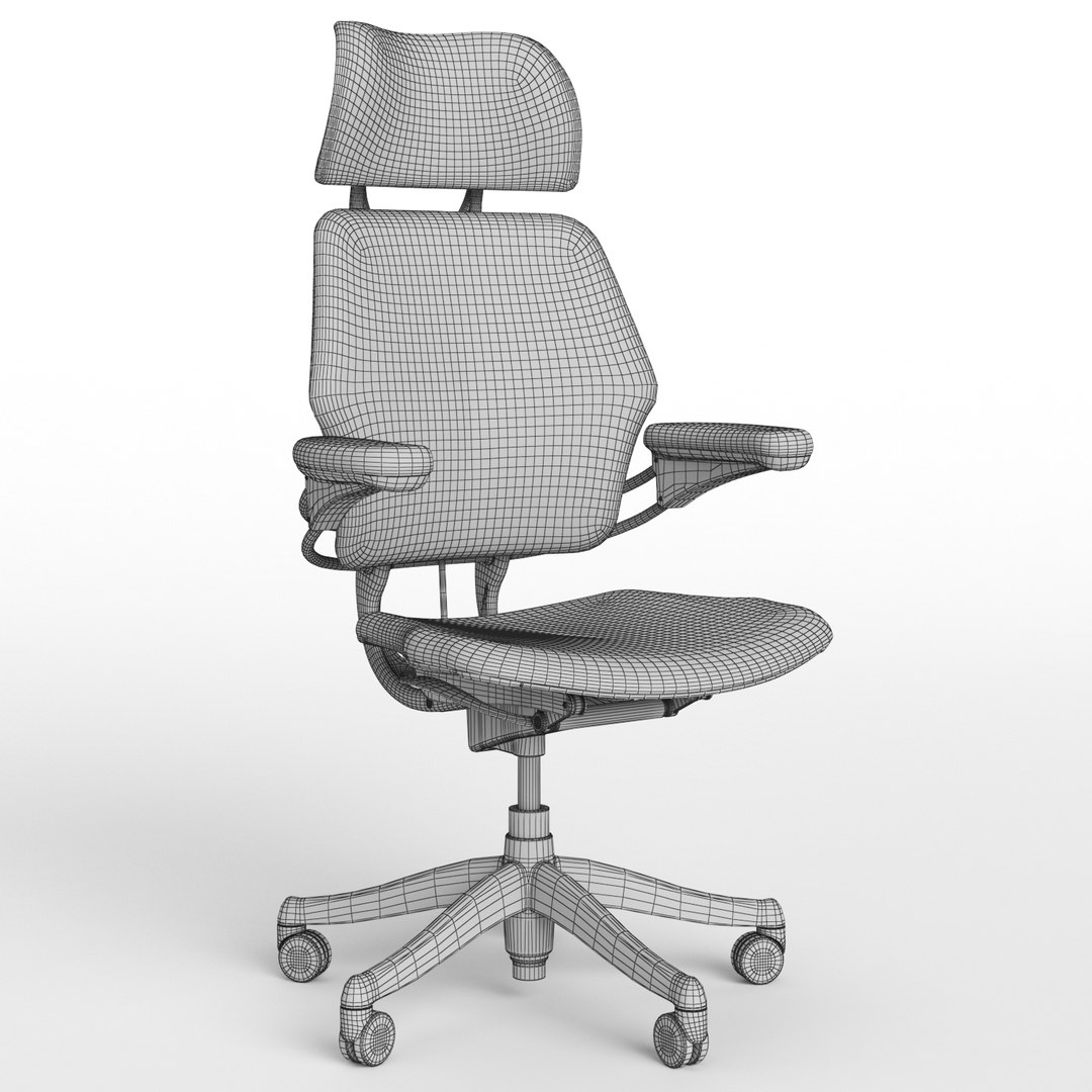 Humanscale Freedom Headrest 3D Model - TurboSquid 1557120