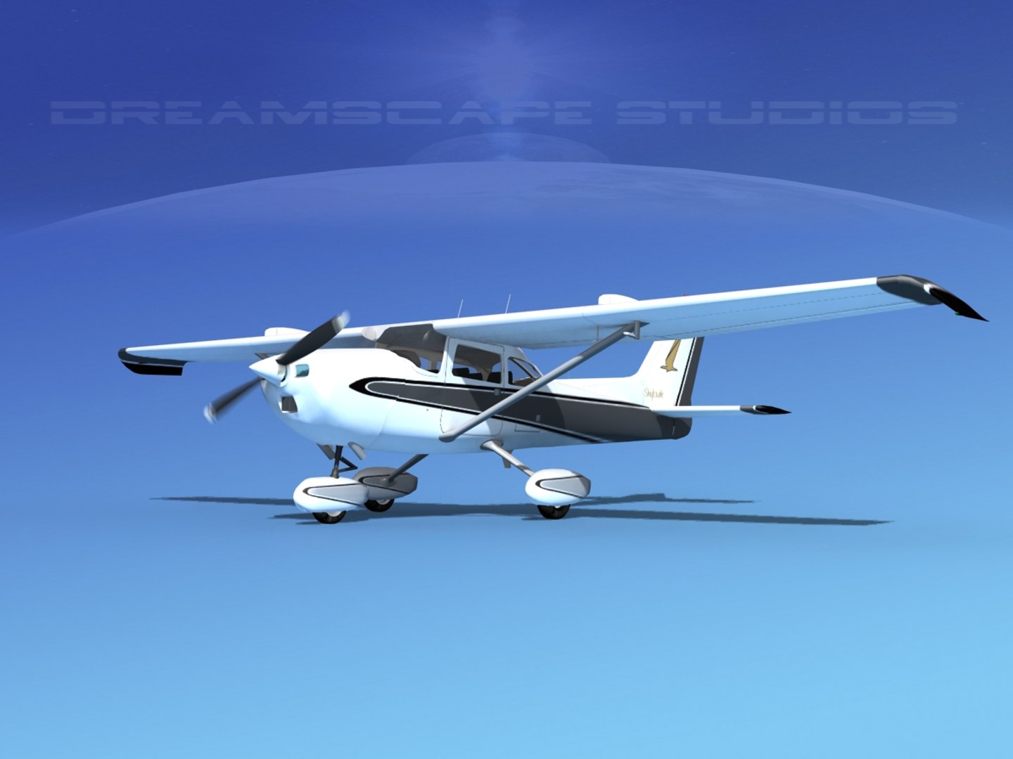 3d Model Cessna 172 Stol Skyhawk