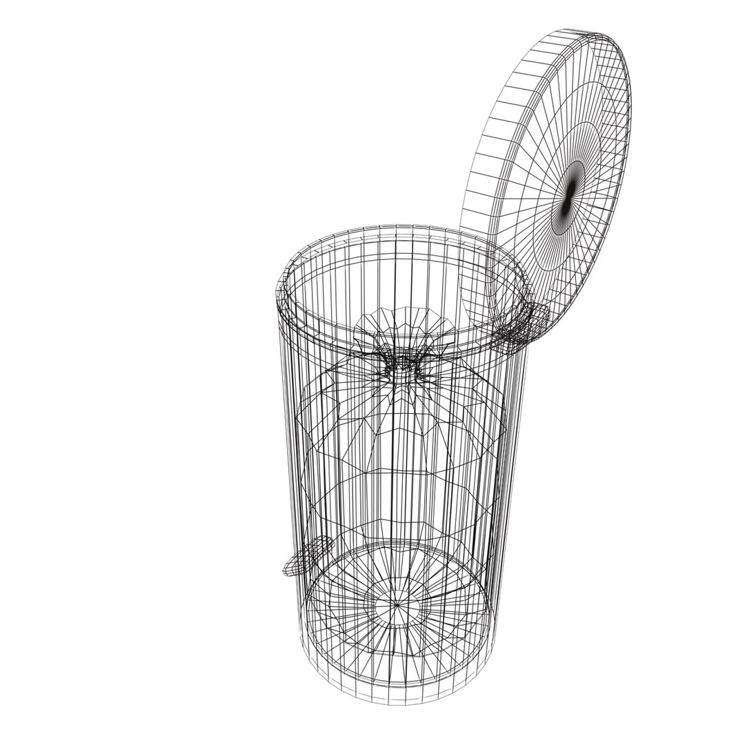 Kitchen Trash Bin Bag 3d Model