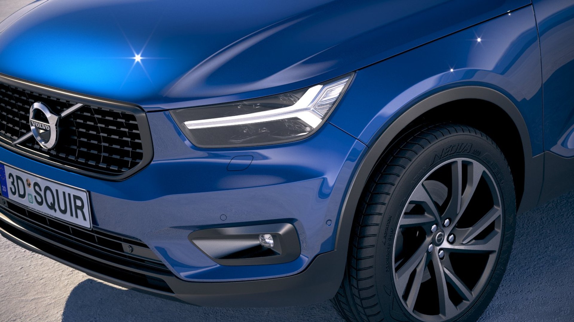 3D Xc40 R-design 2018 Model - TurboSquid 1258573