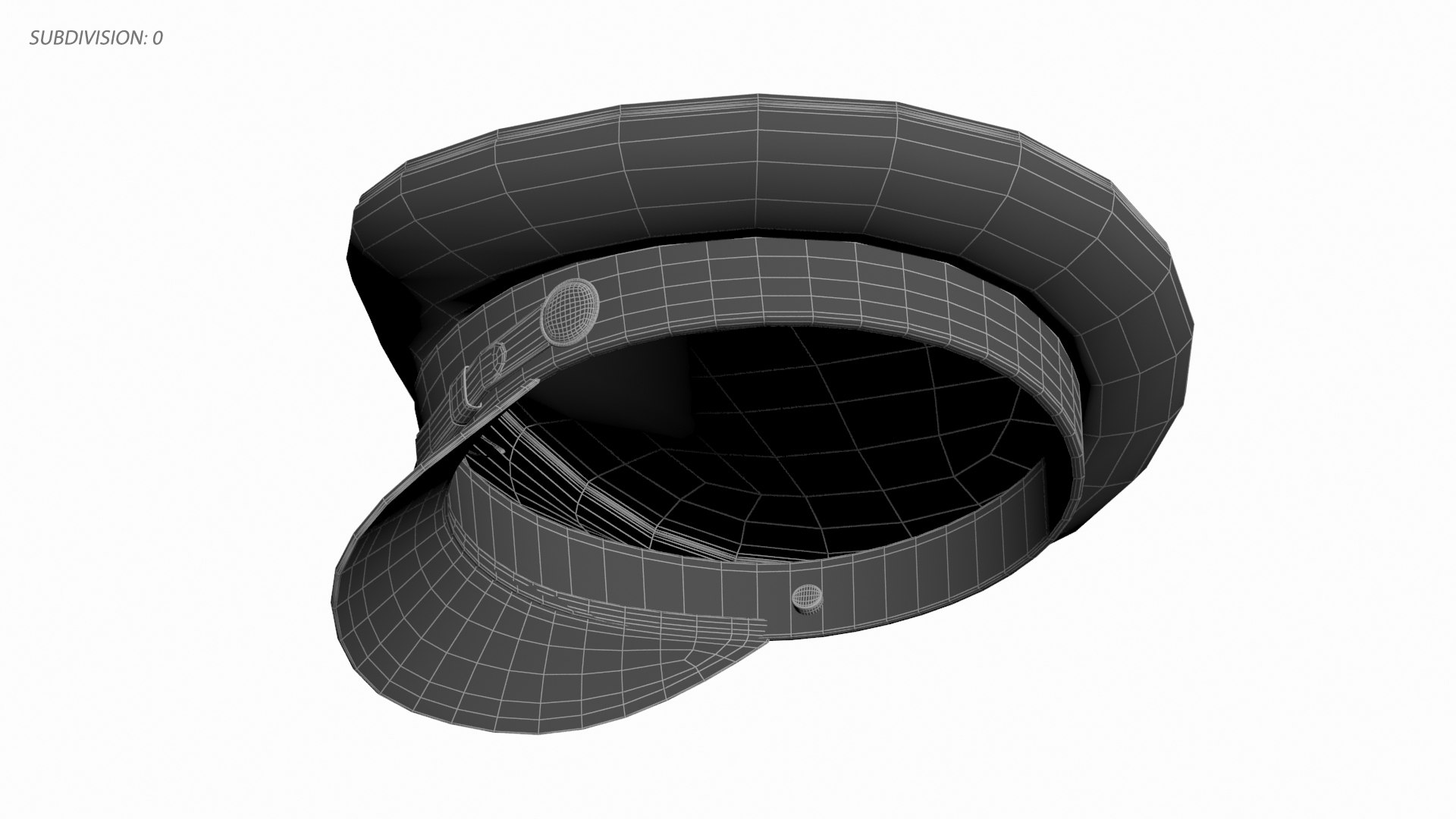 3D Airline Pilot Cap - TurboSquid 2249451