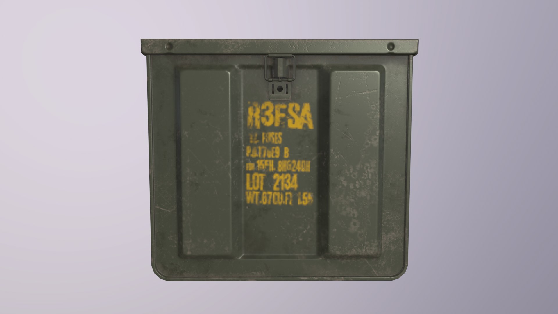 WWII Ammo Box 1 3D Model - TurboSquid 2022424
