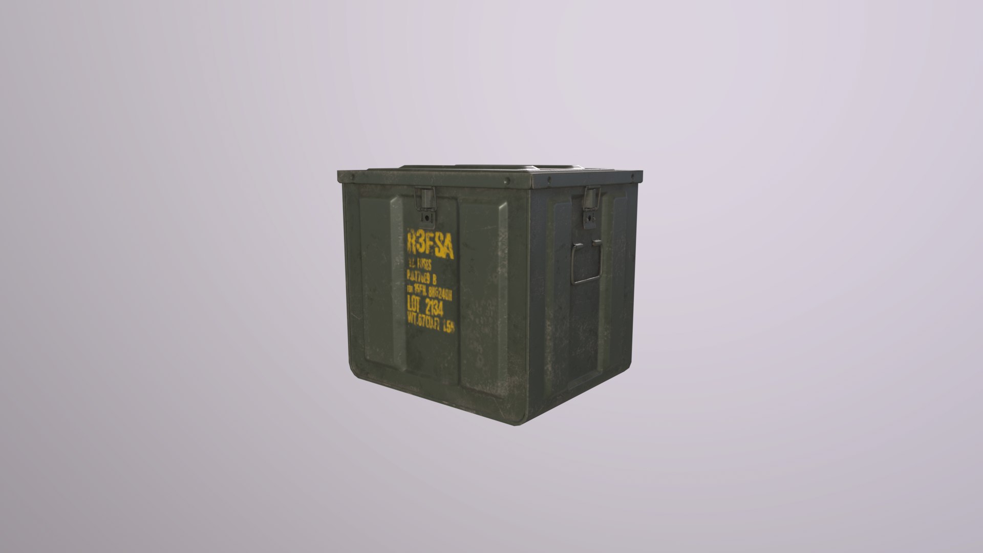 WWII Ammo Box 1 3D Model - TurboSquid 2022424