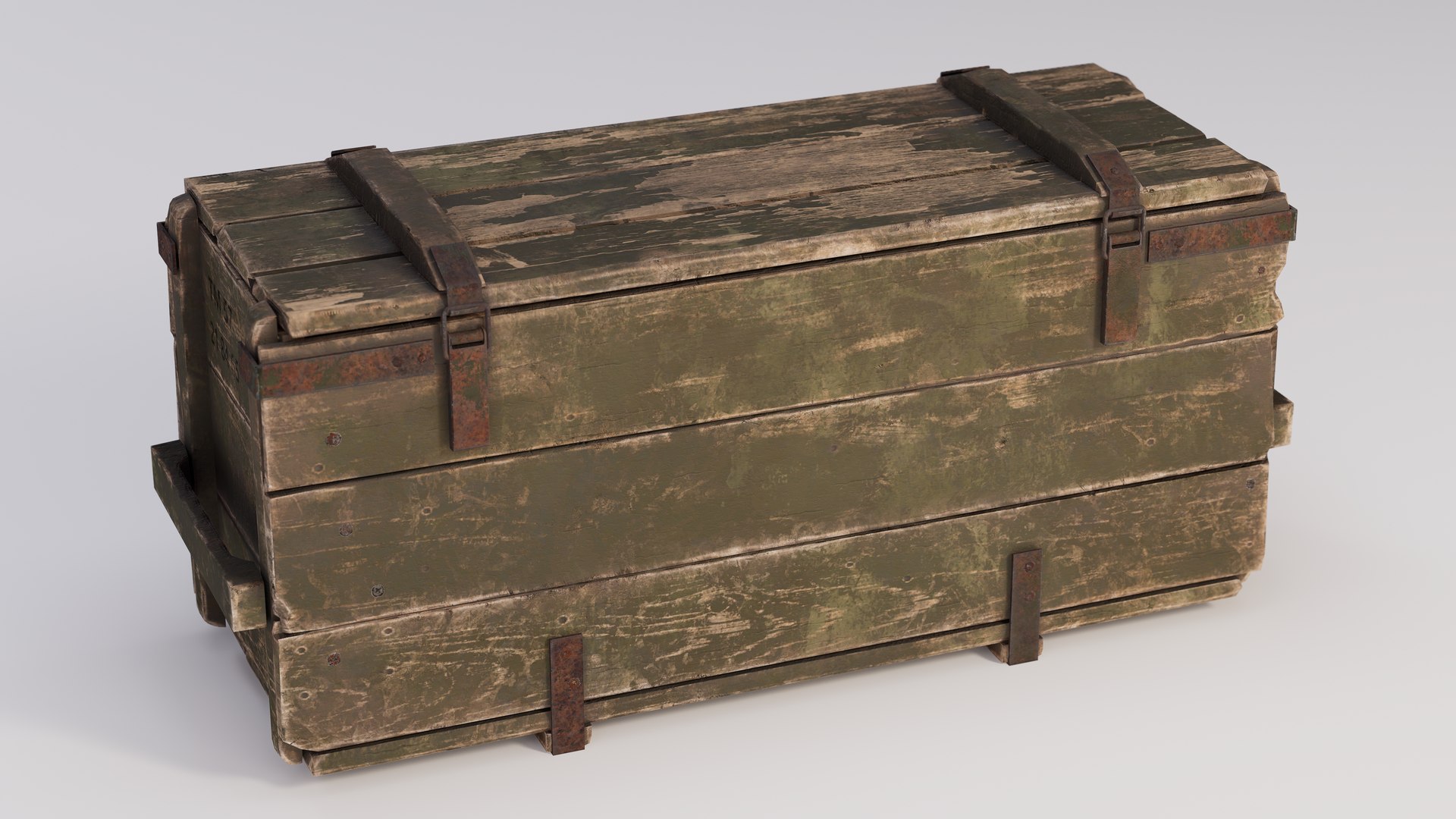 Low Poly Military Crate 3D Model - TurboSquid 2392052