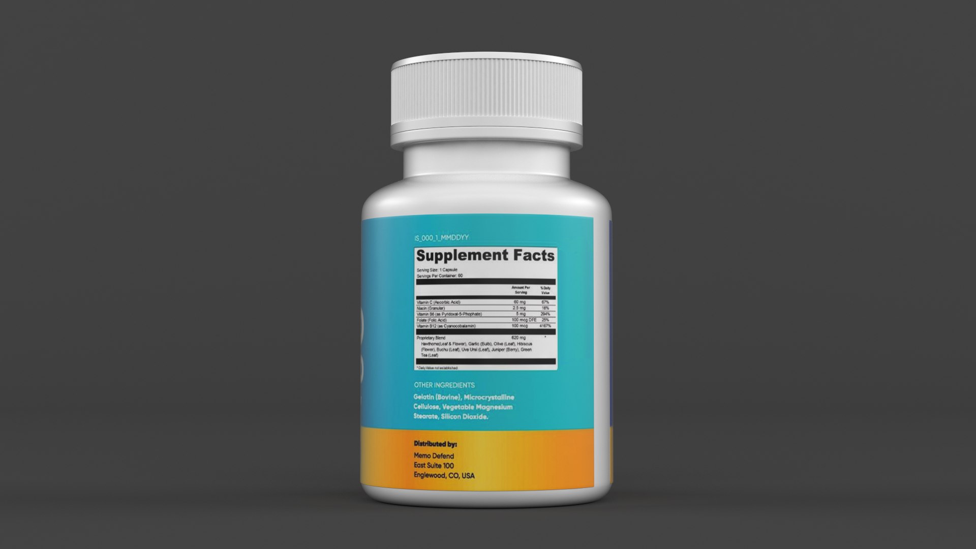Dietary Supplement 3D Model - TurboSquid 1963800
