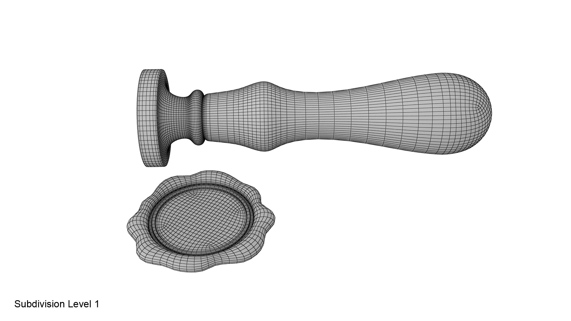 3D Wax Stamp Seal Model - TurboSquid 1615887