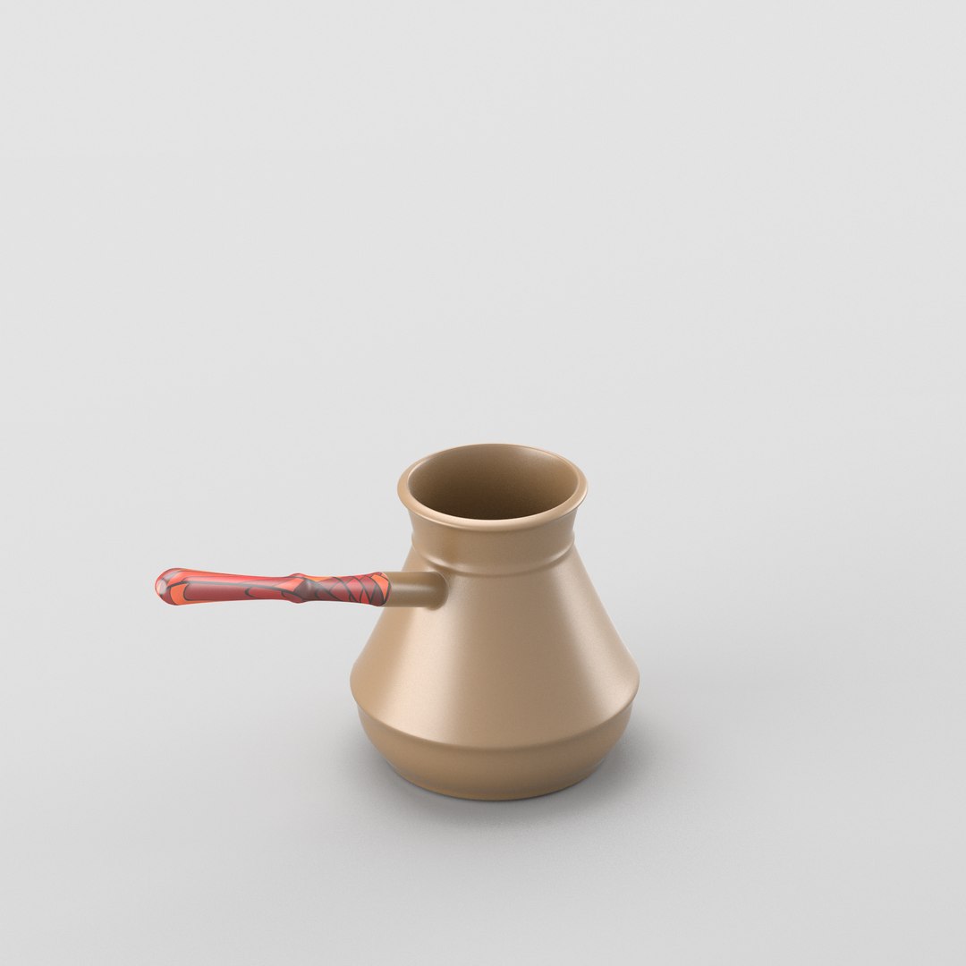 Free Shiny Metal Jezve 3d Model