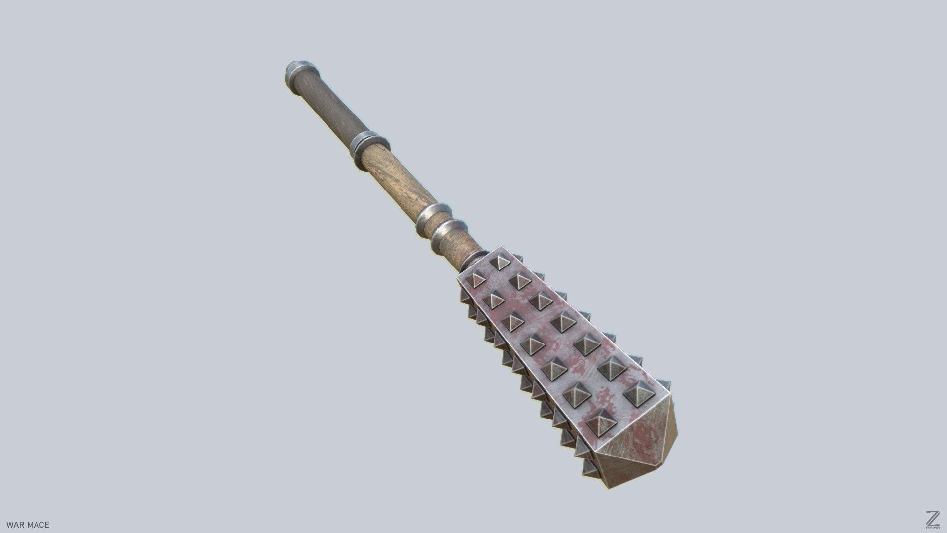 War Mace 3D Model - TurboSquid 2242427