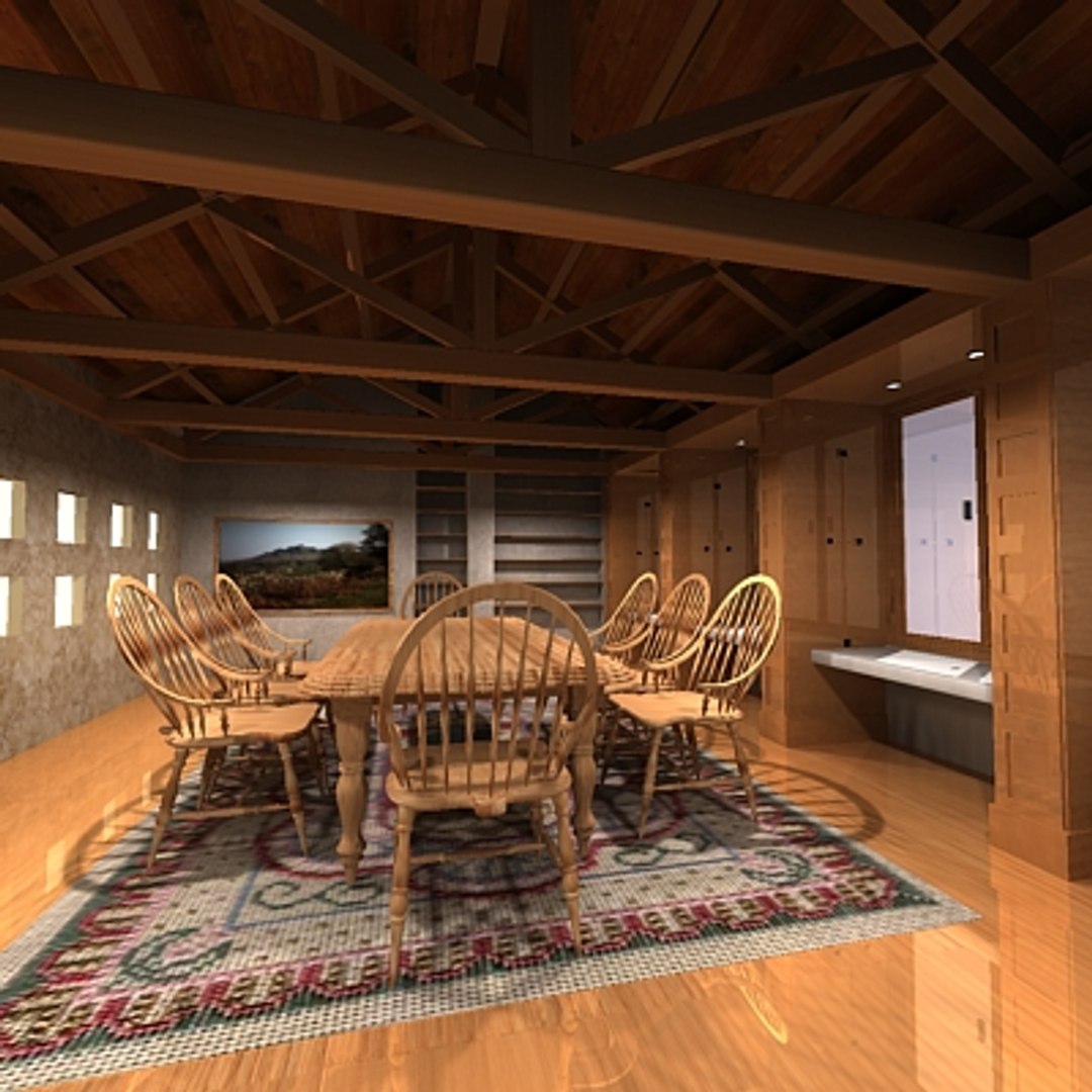 Dining 3d Model