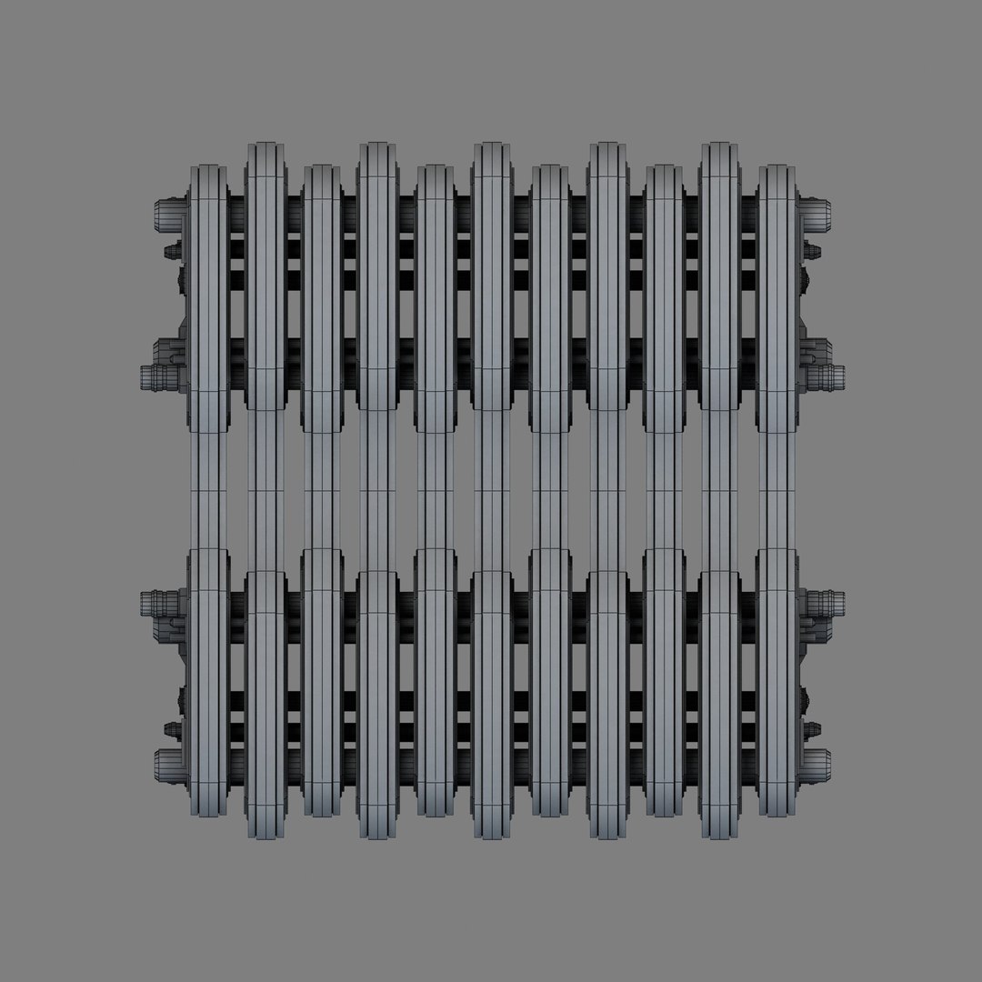 Sci-fi Radiator 3d Model