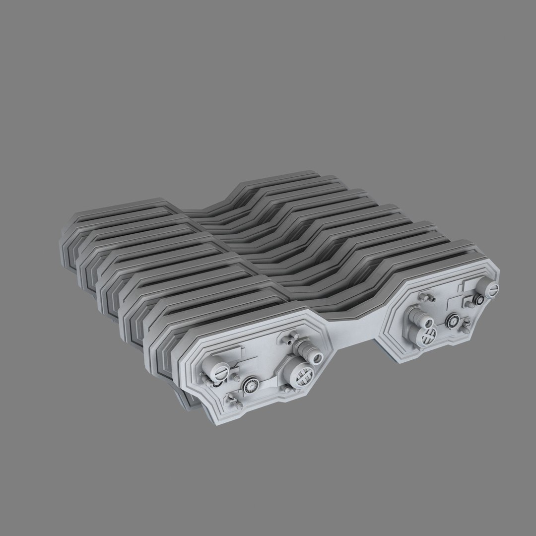 Sci-fi Radiator 3d Model