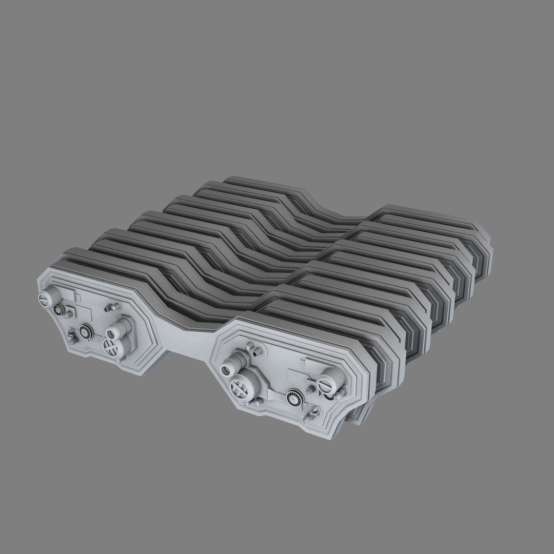 Sci-fi Radiator 3d Model
