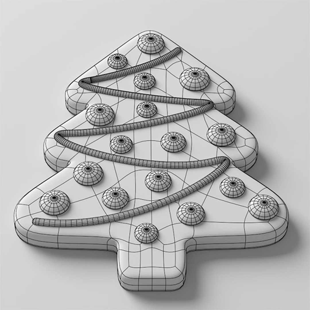 3d Model Gingerbread Tree