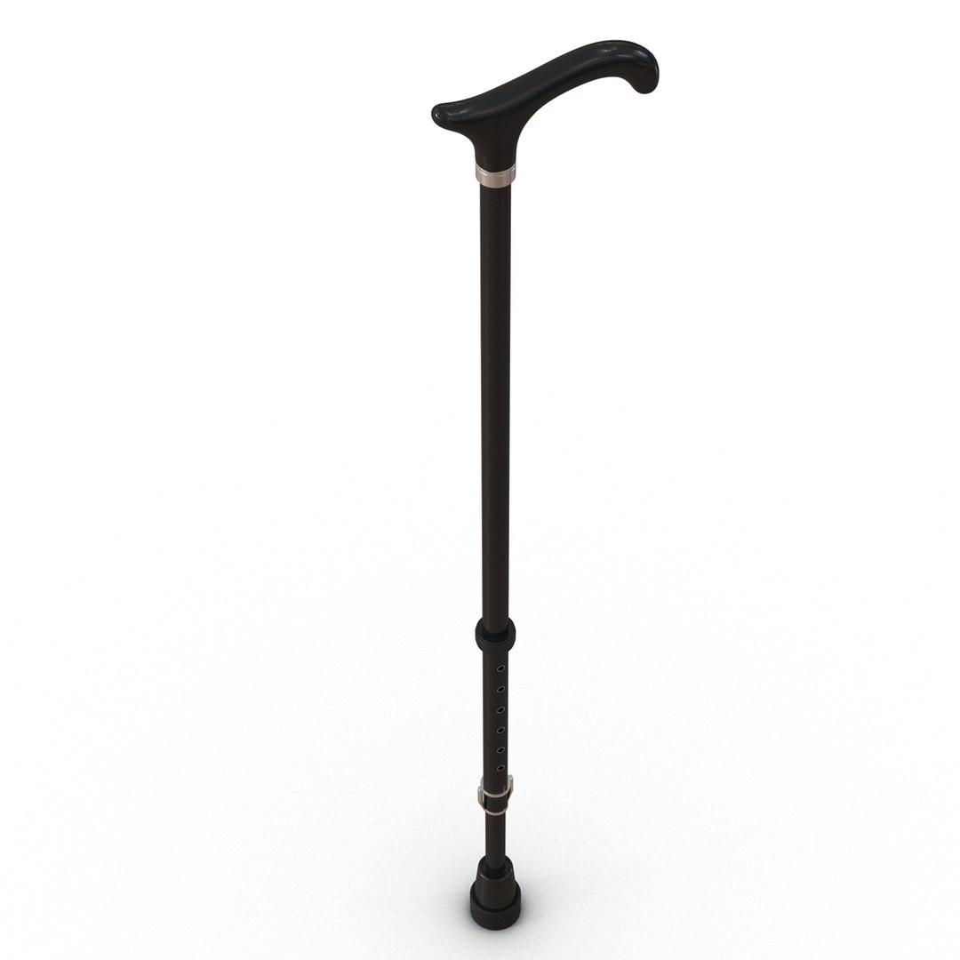 Walking Cane 3d C4d