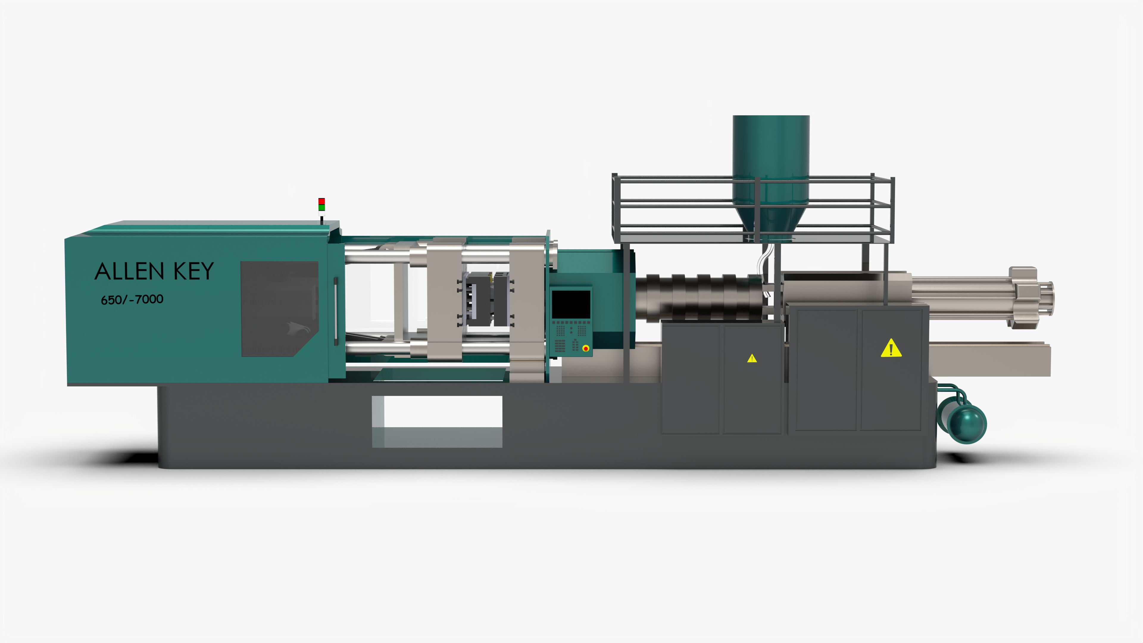 modelo 3d Equipo de máquina de moldeo por inyección gratis - TurboSquid ...