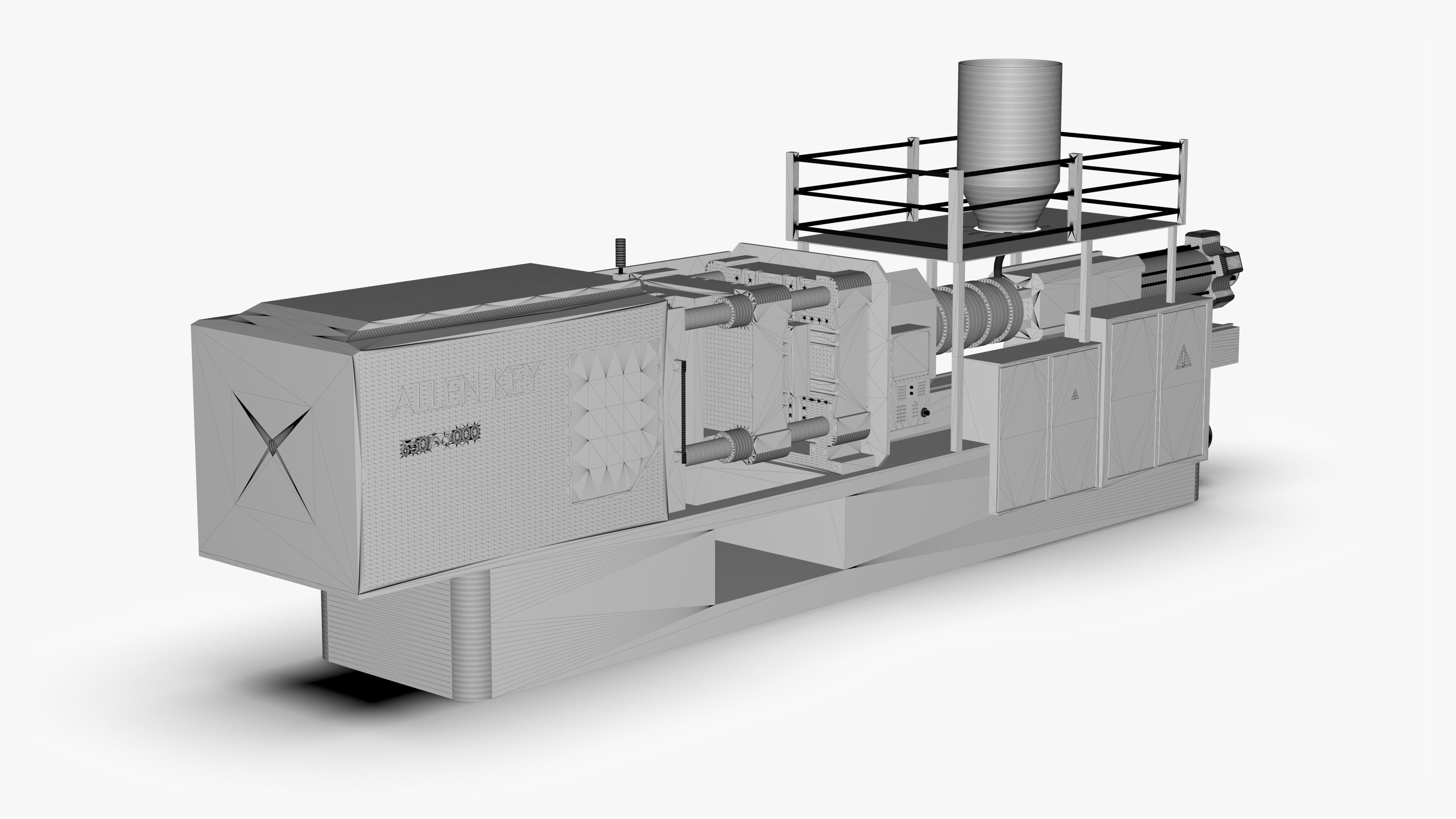 modelo 3d Equipo de máquina de moldeo por inyección gratis - TurboSquid ...