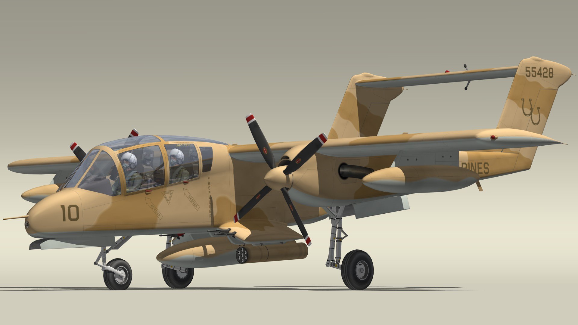 3D Model OV10 Bronco - TurboSquid 2207261