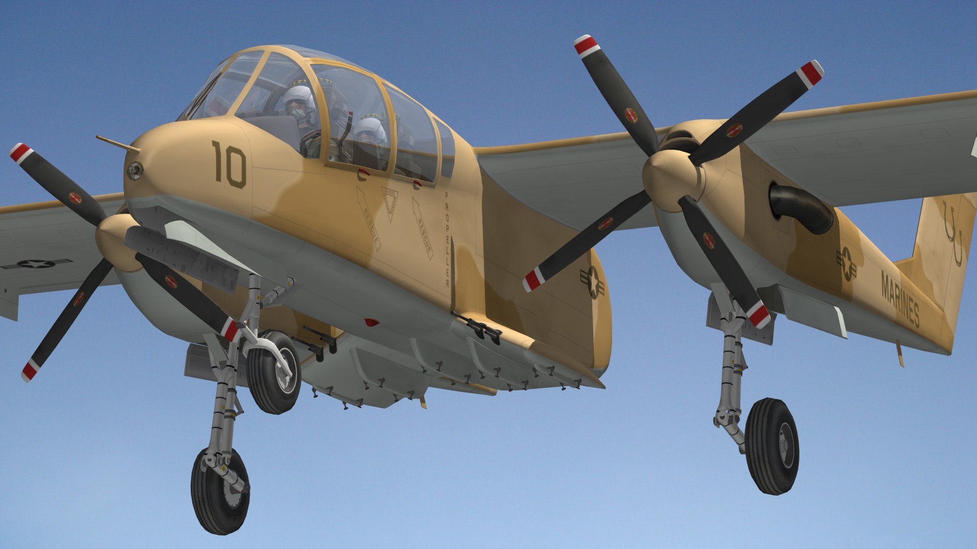 3D Model OV10 Bronco - TurboSquid 2207261