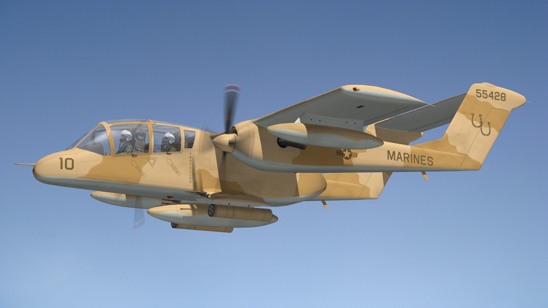 3D Model OV10 Bronco - TurboSquid 2207261