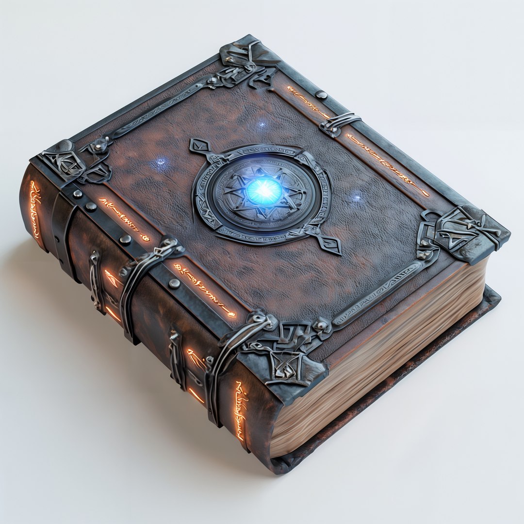 Ancient Enchanted Grimoire 3D Model - TurboSquid 2365941