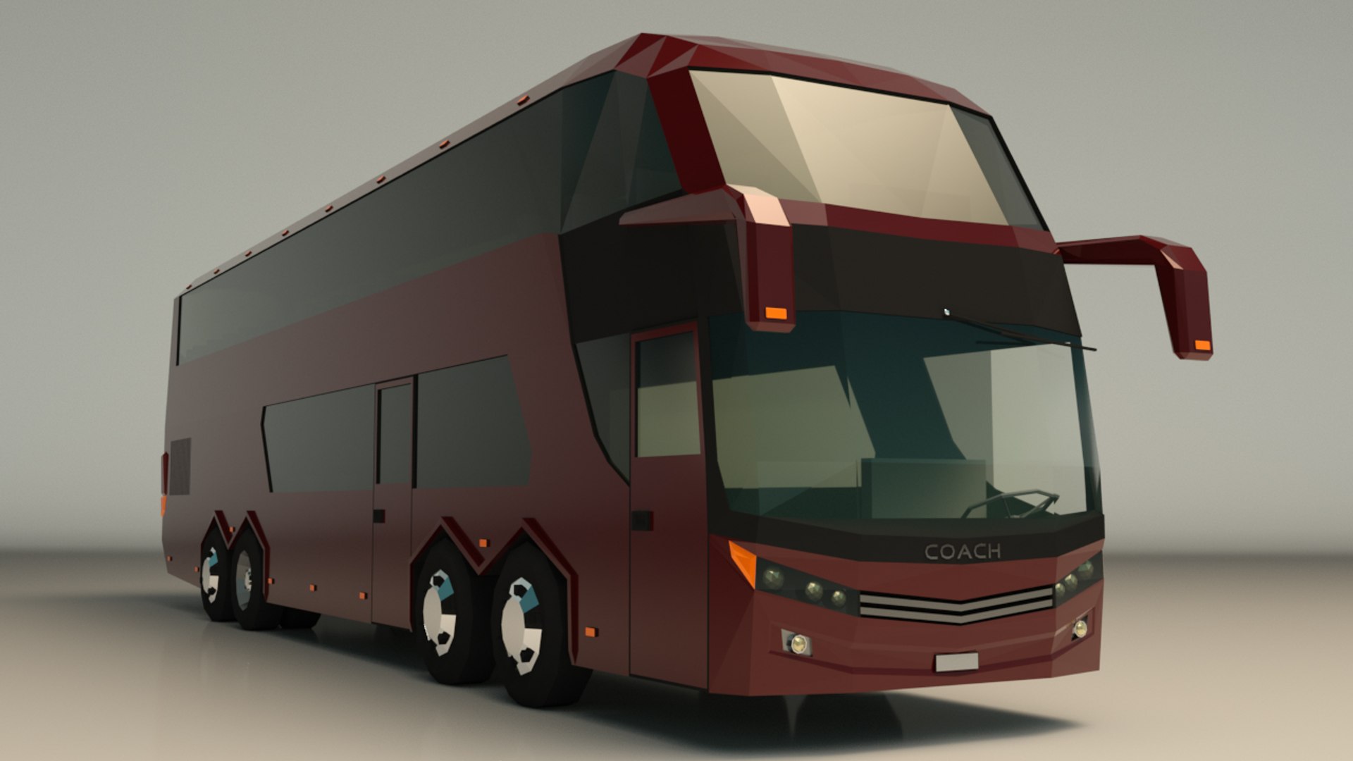 3D Model Coach Bus O - TurboSquid 1411345