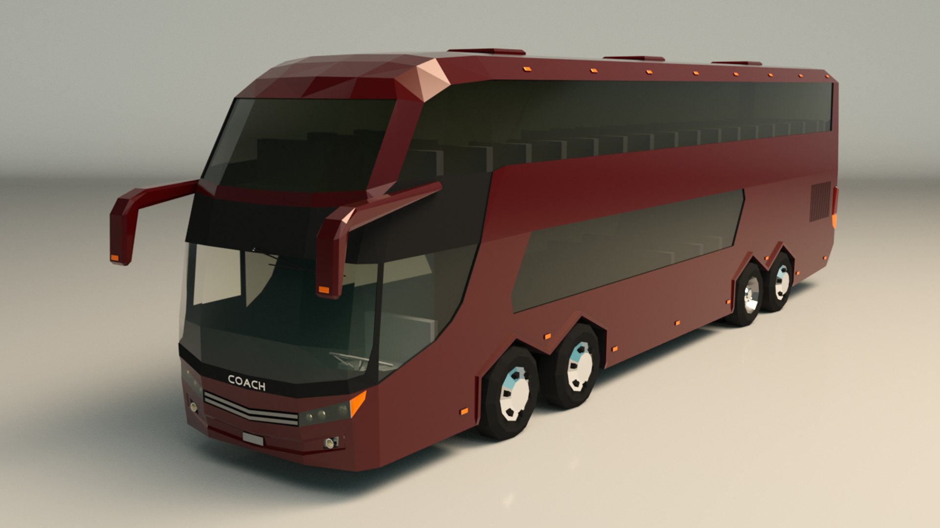 3D Model Coach Bus O - TurboSquid 1411345