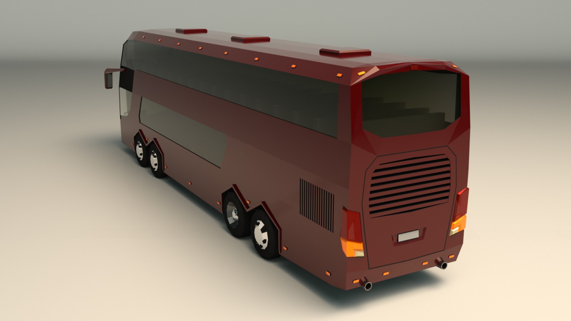 3D Model Coach Bus O - TurboSquid 1411345