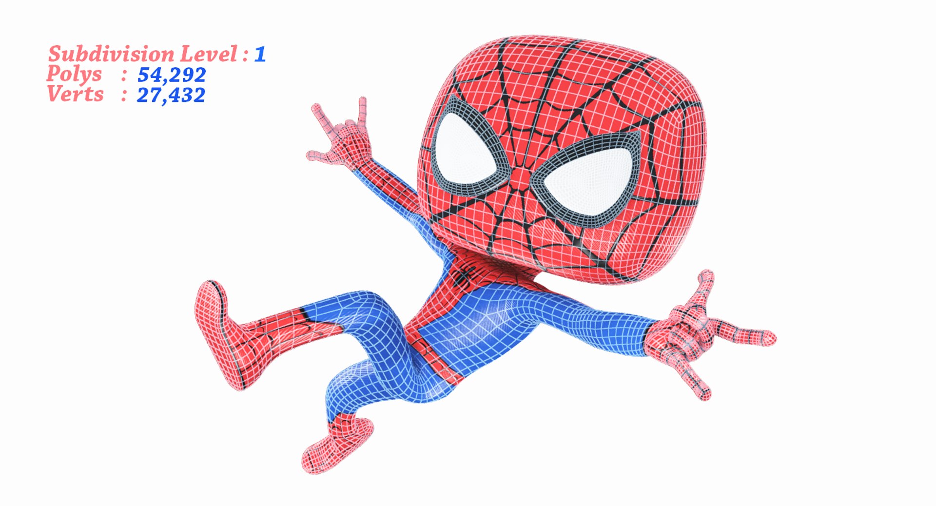 Cartoon Spider Original 3D Model - TurboSquid 1379617
