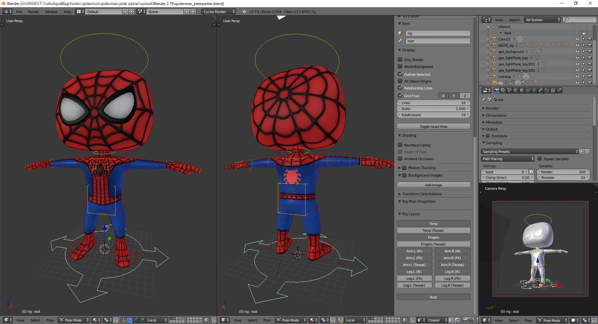 Cartoon Spider Original 3D Model - TurboSquid 1379617