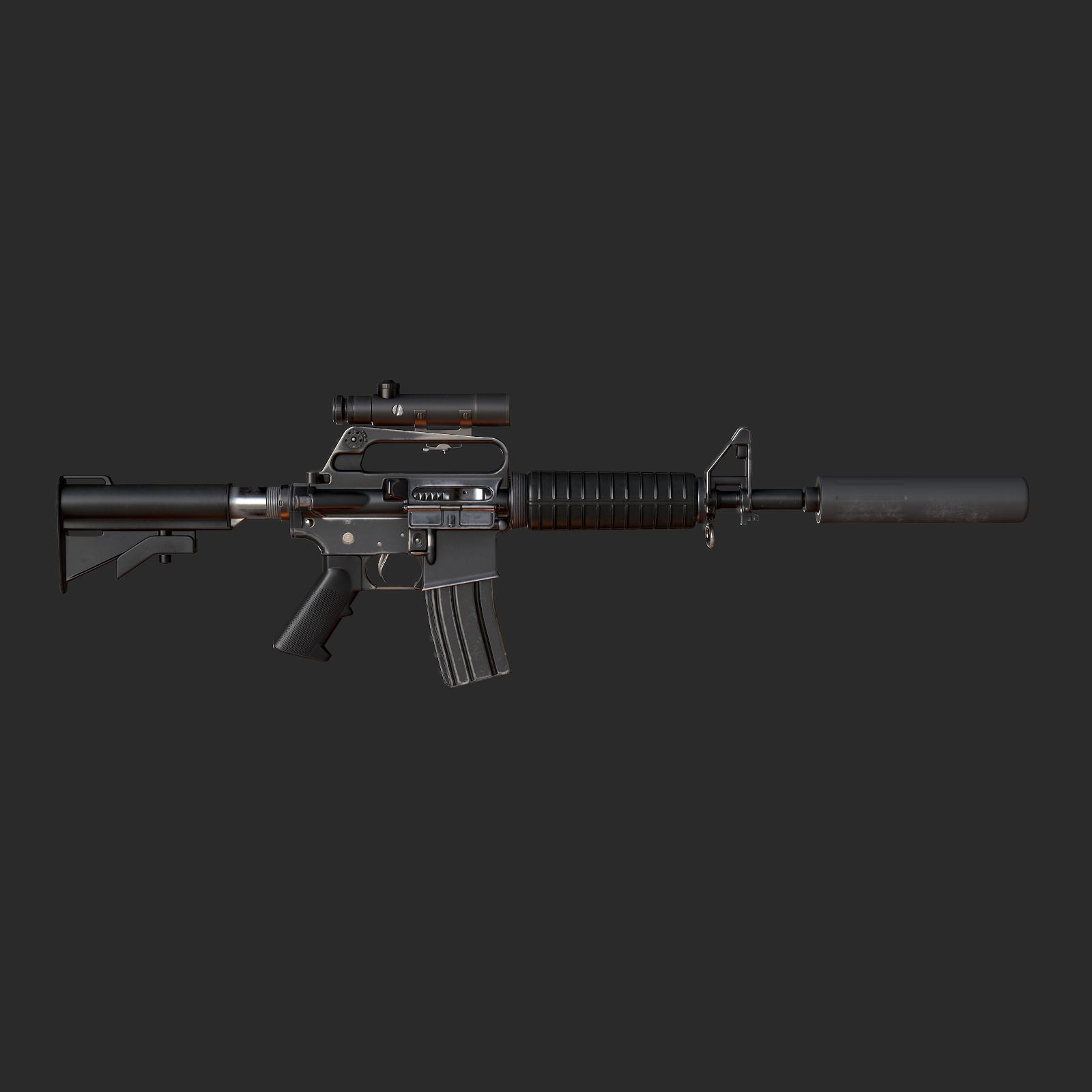 ready colt ar 15 3d max