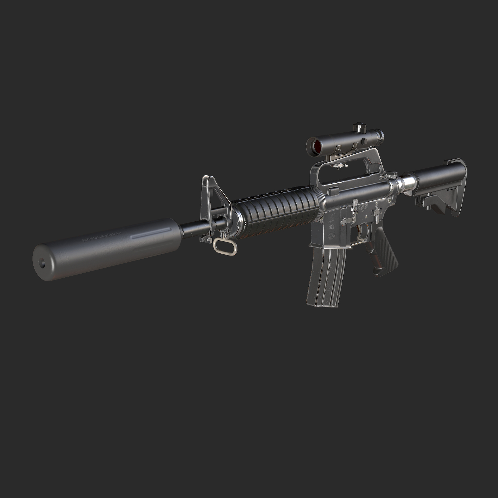 ready colt ar 15 3d max