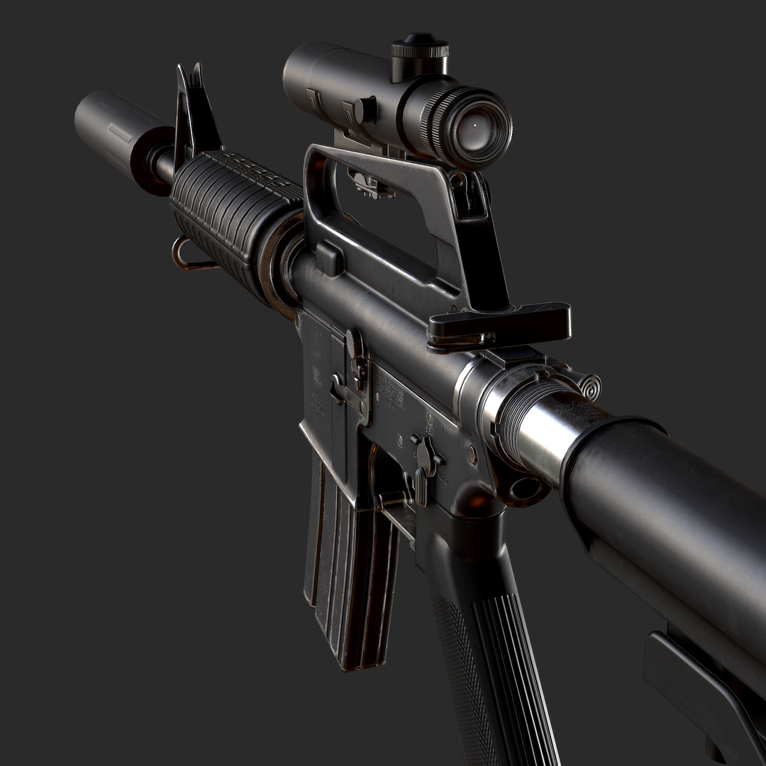 ready colt ar 15 3d max