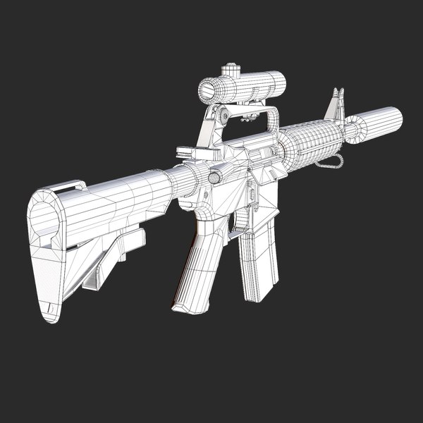 ready colt ar 15 3d max