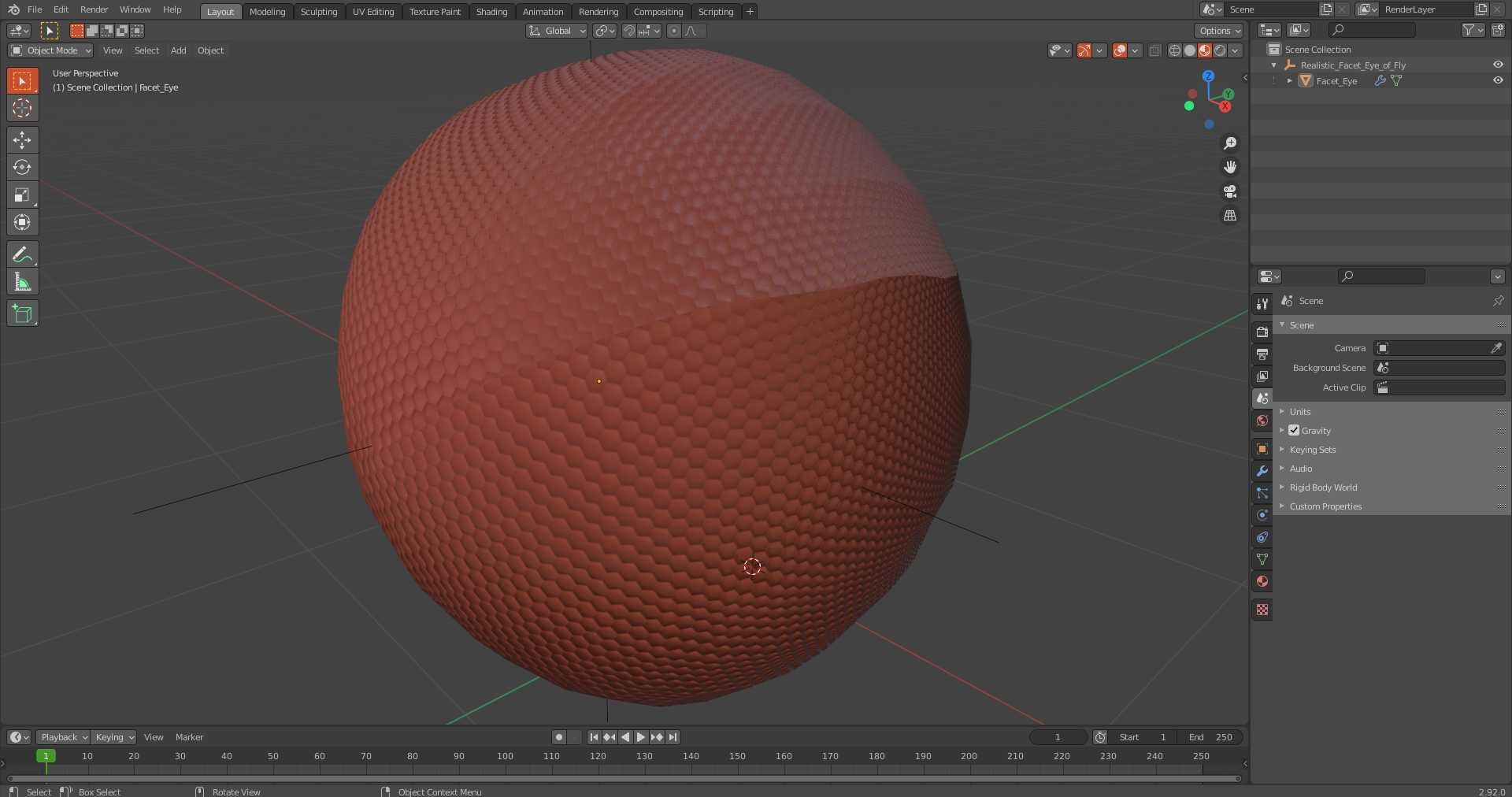 Realistic Facet Eye Of Fly 3D - TurboSquid 2194830