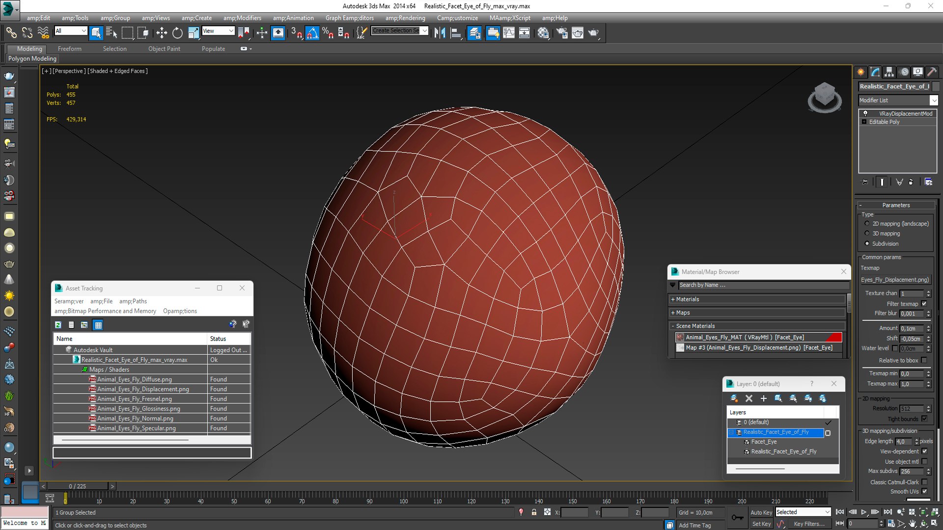 Realistic Facet Eye Of Fly 3D - TurboSquid 2194830