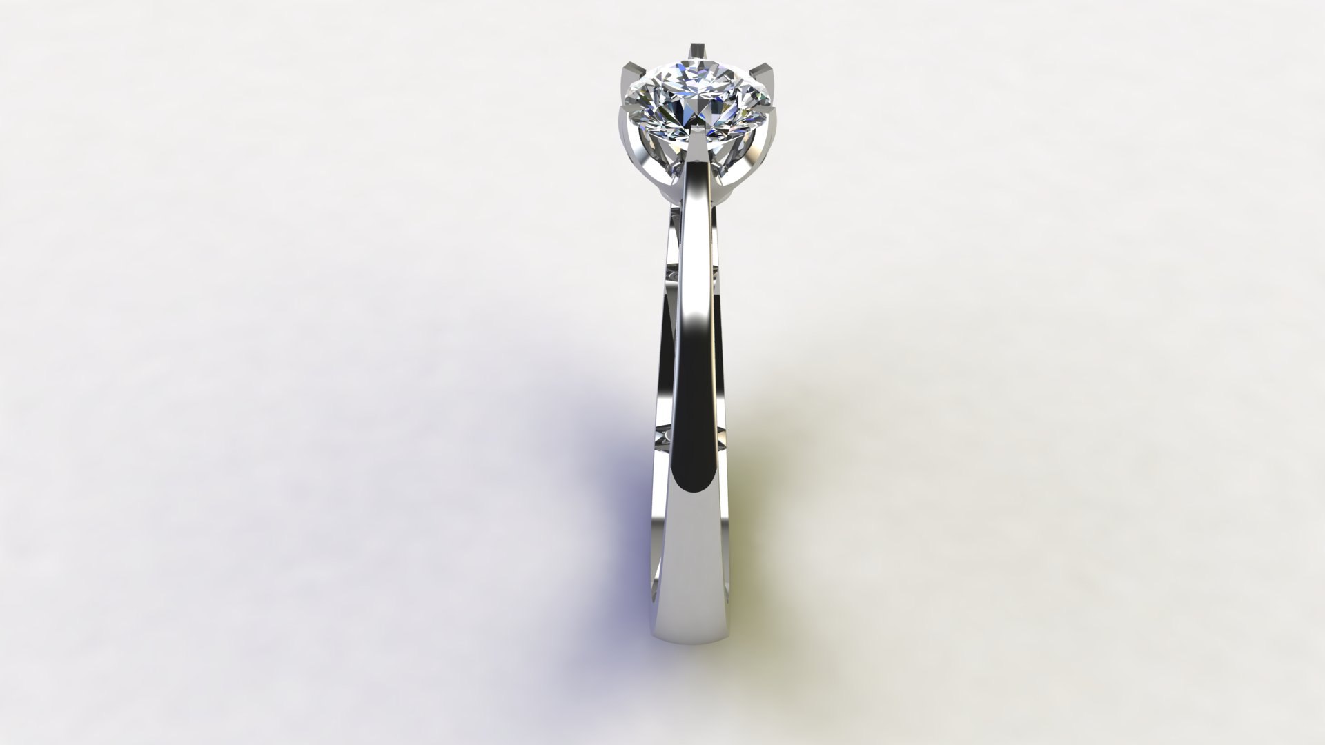 3D Ladies Premium Diamond Ring Model - TurboSquid 2400917