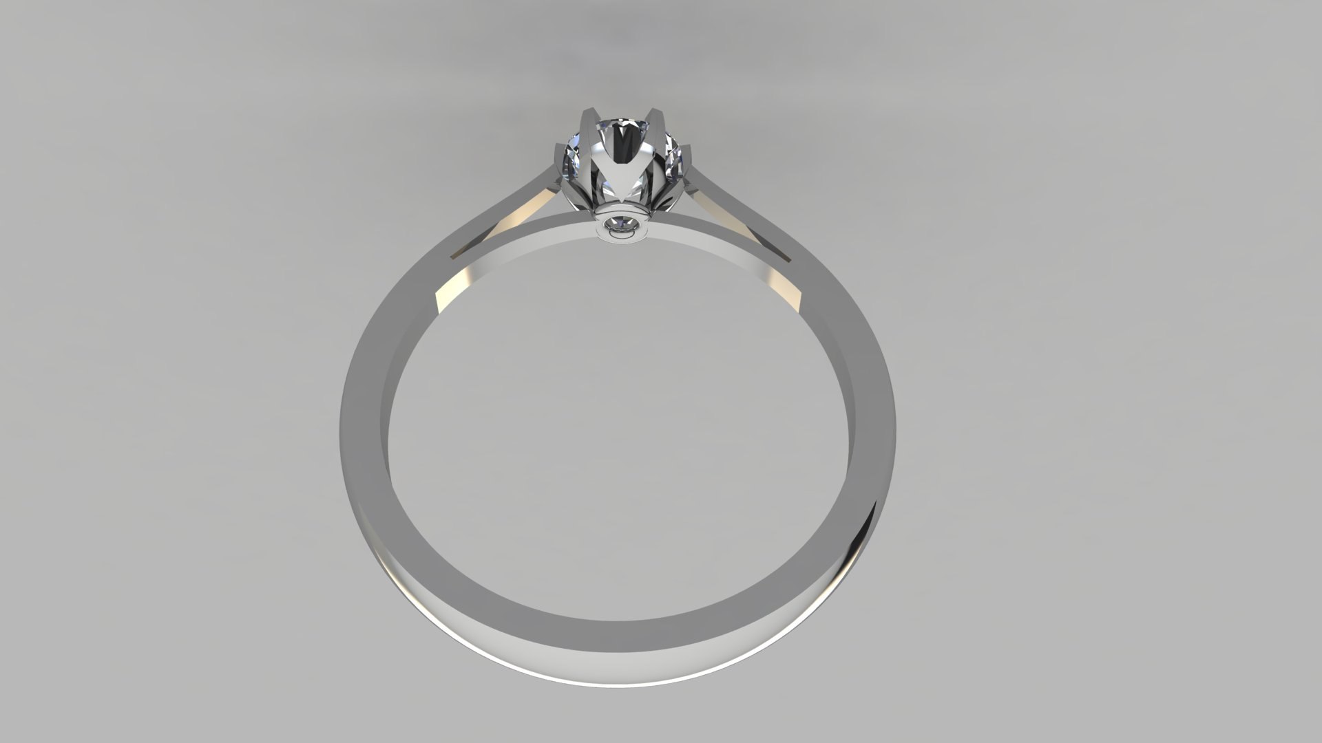 3D Ladies Premium Diamond Ring Model - TurboSquid 2400917