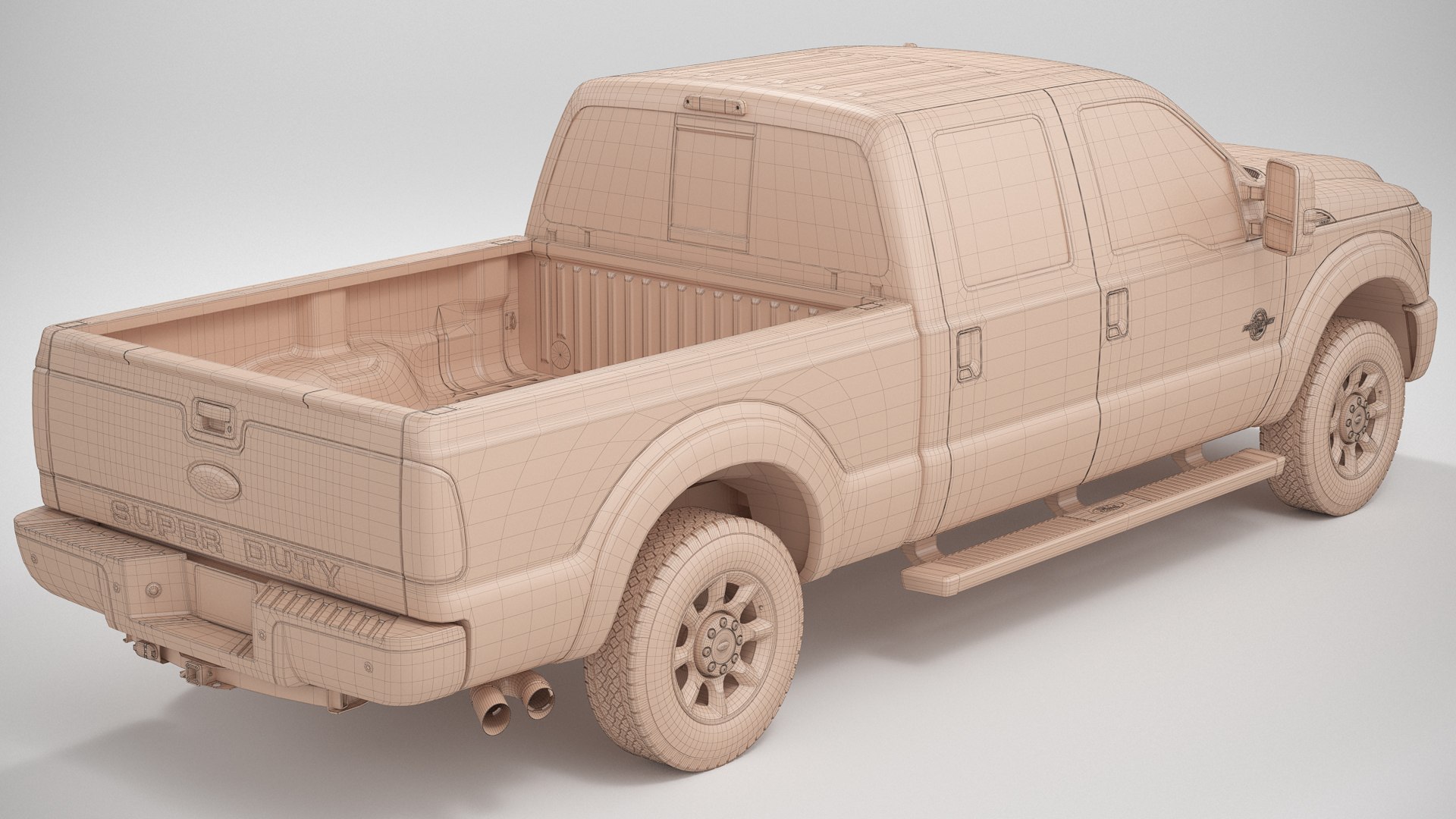 Super Duty 2016 F350 3D Model - TurboSquid 1691845