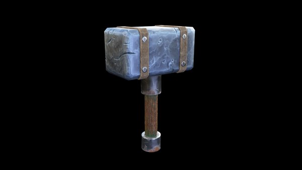 Stone hand hammer 3D - TurboSquid 1644761