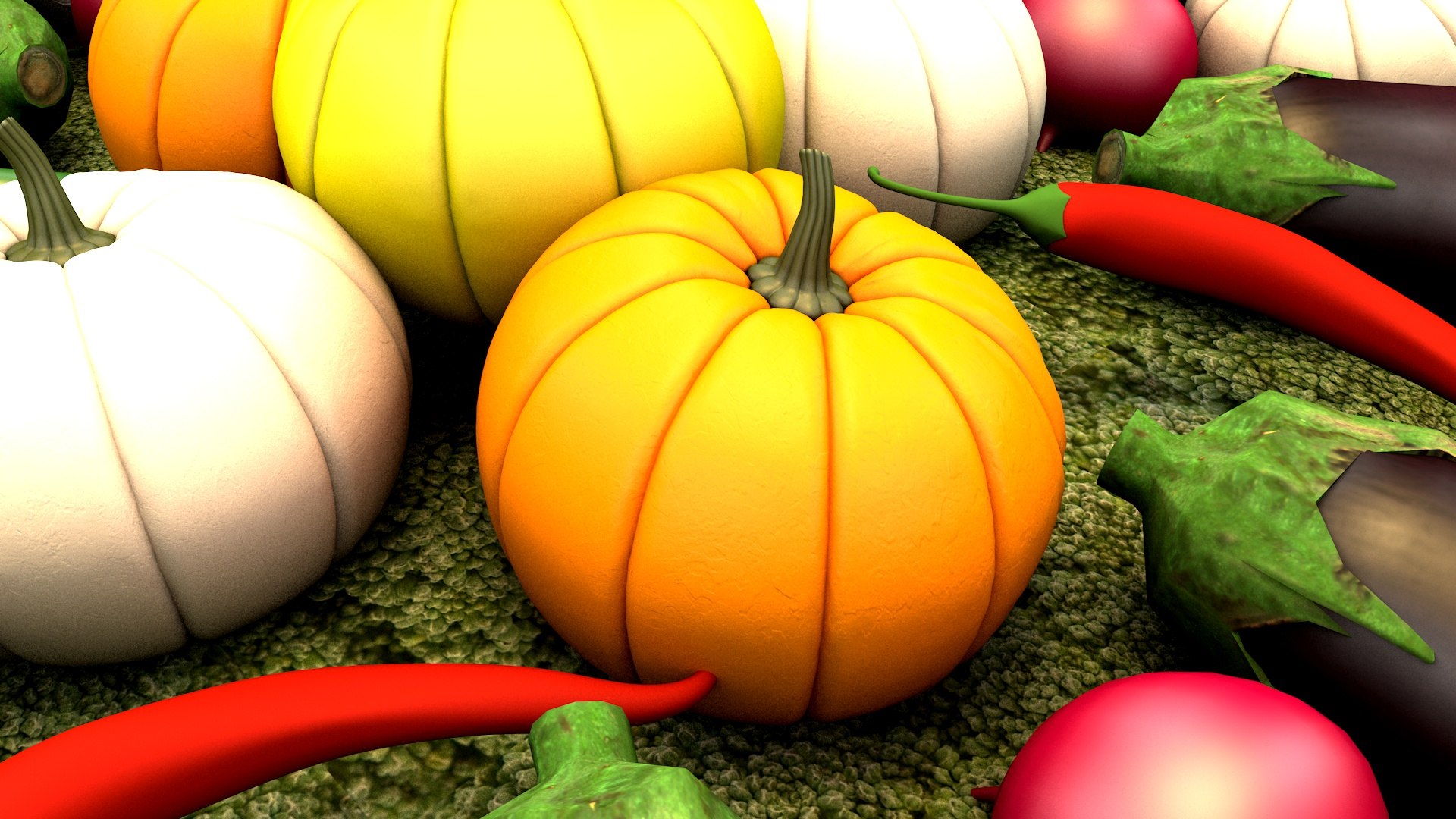 3D Vegetable Garden - TurboSquid 1490871