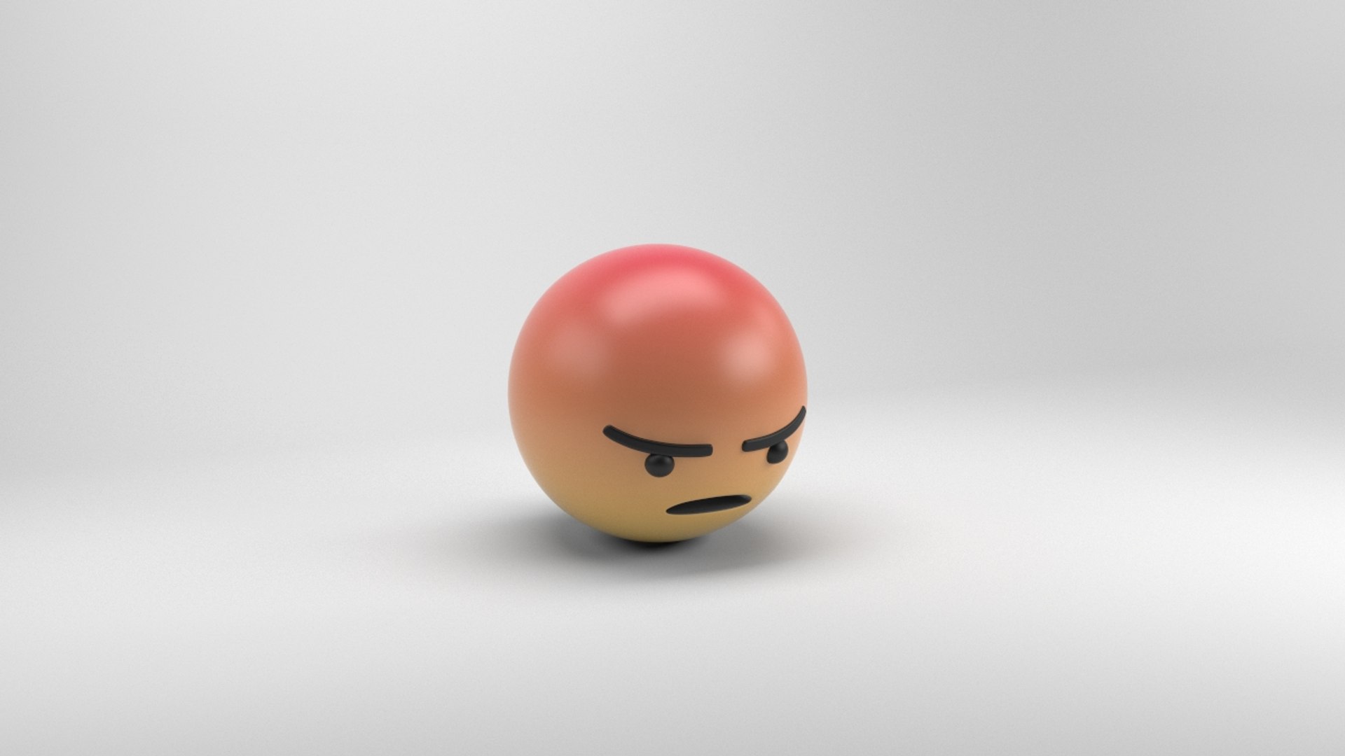 Facebook Angry 3D Model - TurboSquid 1291849